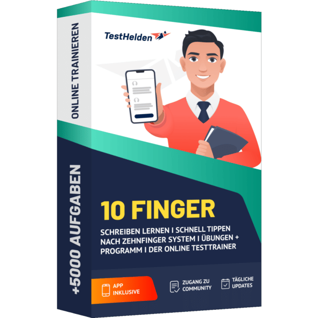 10 Finger Schreiben lernen I schnell Tippen nach Zehnfinger-System I ...