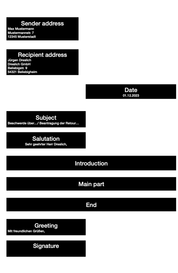 Beschwerdebrief B2 telc Prüfung - jetzt online üben!