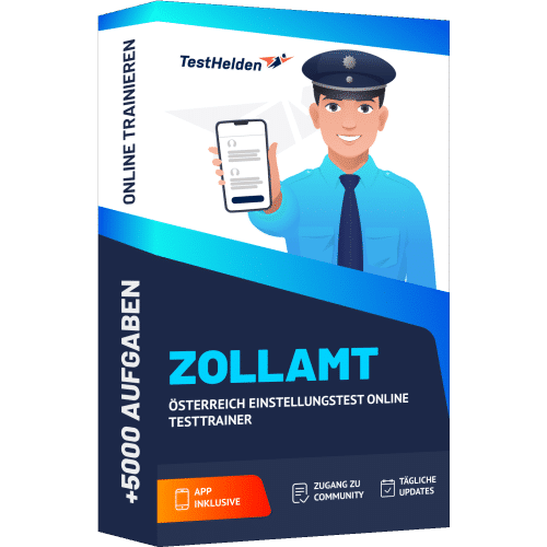 Zollamt Österreich Einstellungstest 2023 üben - Online-Testtrainer